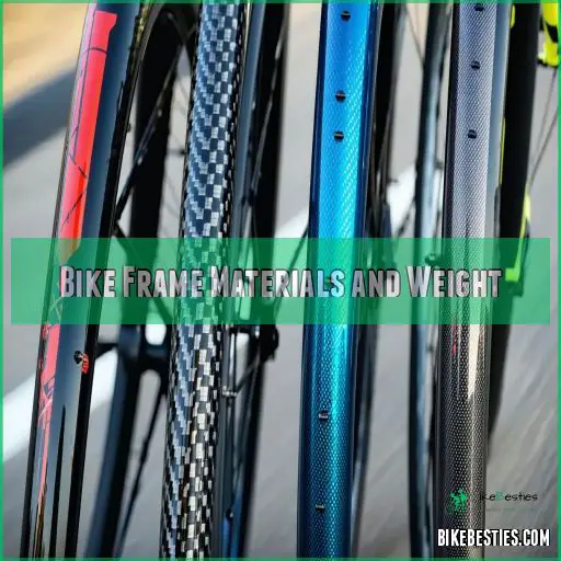 Bike Frame Weight Comparison: What Pros Know About Materials!