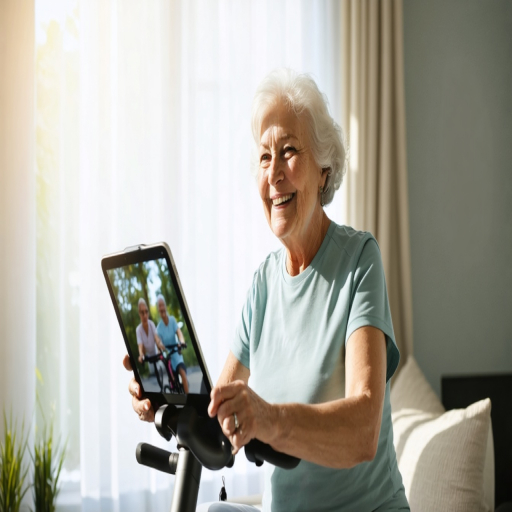 Streaming Indoor Cycling Classes for Seniors: Fun, Low-Impact Workouts