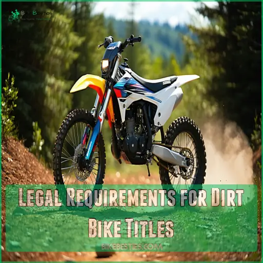 Does a Dirt Bike Need a Title? What Every Rider Must Know in 2025