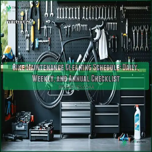 Bike Maintenance Cleaning Schedule: Daily, Weekly, and Annual Checklist
