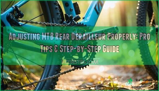 Adjusting MTB Rear Derailleur Properly: Pro Tips & Step-by-Step Guide