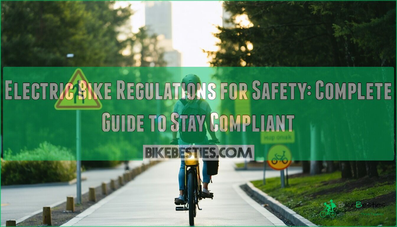 Electric Bike Regulations for Safety: Complete Guide to Stay Compliant