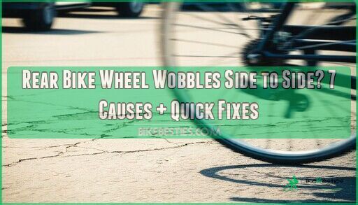 Rear Bike Wheel Wobbles Side to Side? 7 Causes + Quick Fixes