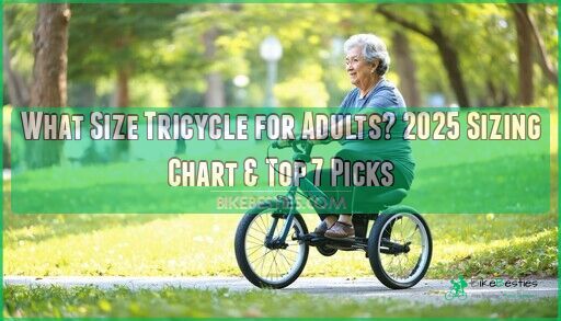 What Size Tricycle for Adults? 2025 Sizing Chart & Top 7 Picks