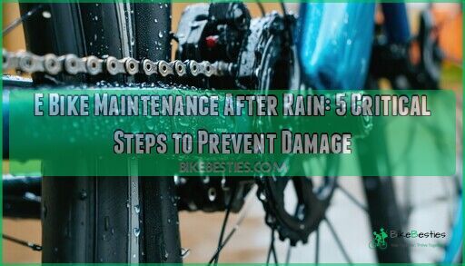 E Bike Maintenance After Rain: 5 Critical Steps to Prevent Damage