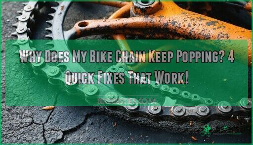 Why Does My Bike Chain Keep Popping? 4 Quick Fixes That Work!
