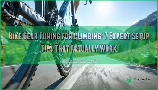 Bike Gear Tuning for Climbing: 7 Expert Setup Tips That Actually Work