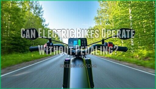 Do Electric Bikes Go Without Pedaling? Yes, Here's How & Why