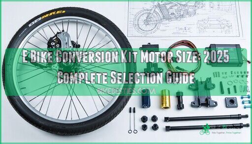 E Bike Conversion Kit Motor Size: 2025 Complete Selection Guide