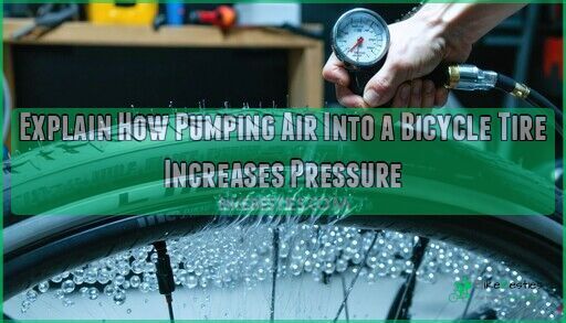 Explain How Pumping Air Into a Bicycle Tire Increases Pressure