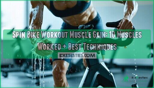 Spin Bike Workout Muscle Gain: 10 Muscles Worked + Best Techniques