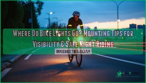 Where Do Bike Lights Go? Mounting Tips for Visibility & Safe Night Riding