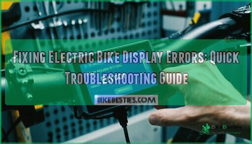 Fixing Electric Bike Display Errors: Quick Troubleshooting Guide