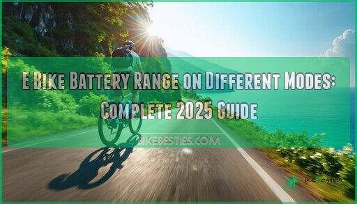 E Bike Battery Range on Different Modes: Complete 2025 Guide