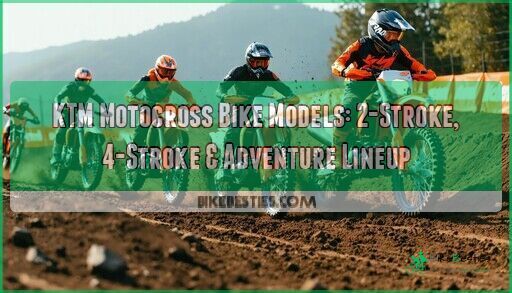 KTM Motocross Bike Models: 2-Stroke, 4-Stroke & Adventure Lineup