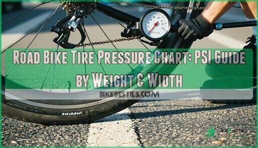 Road Bike Tire Pressure Chart: PSI Guide by Weight & Width