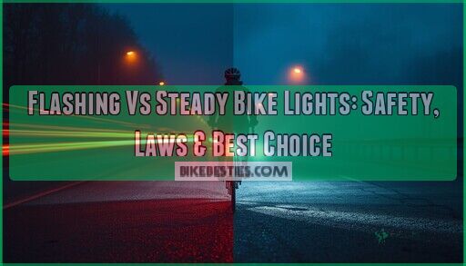 Flashing Vs Steady Bike Lights: Safety, Laws & Best Choice