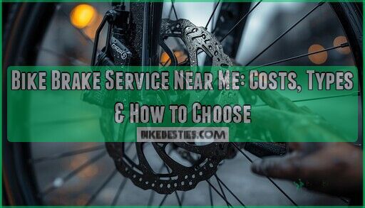 Bike Brake Service Near Me: Costs, Types & How to Choose