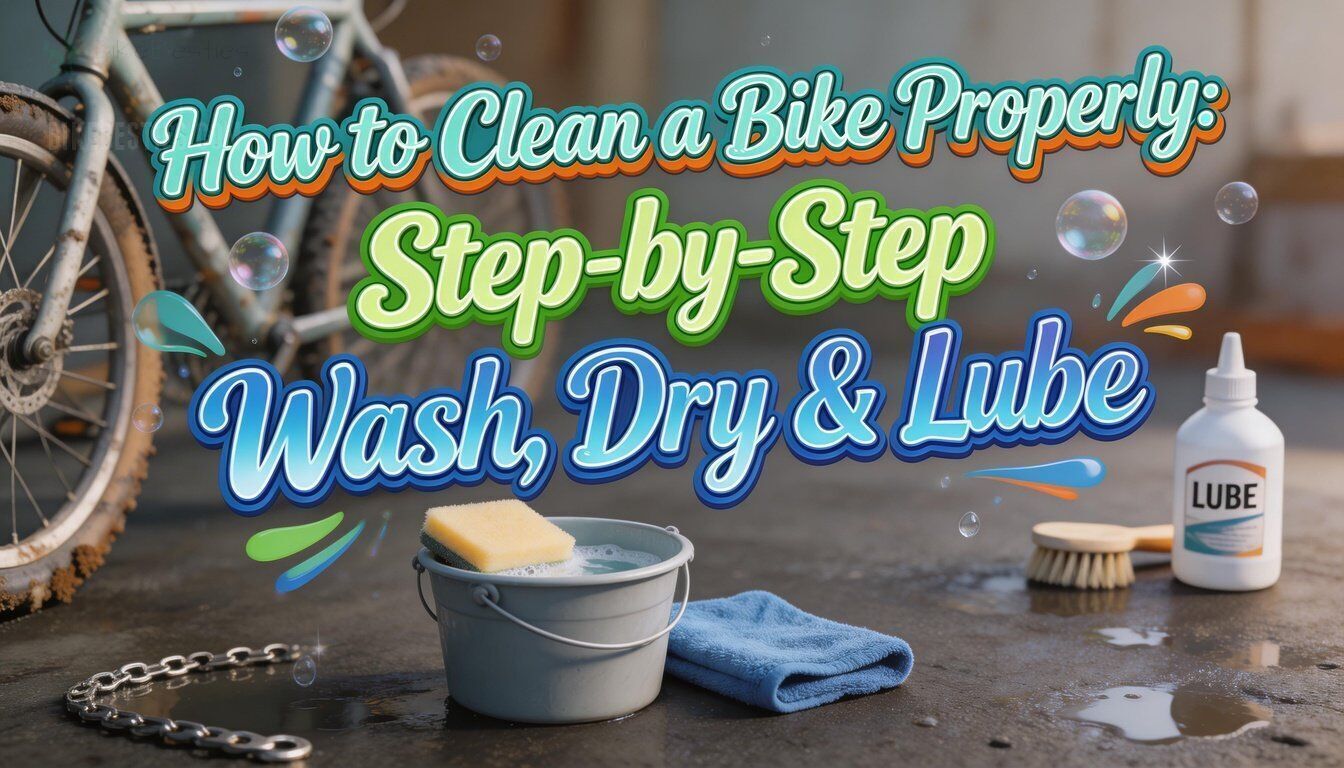 How to Clean a Bike Properly: Step-by-Step Wash, Dry & Lube
