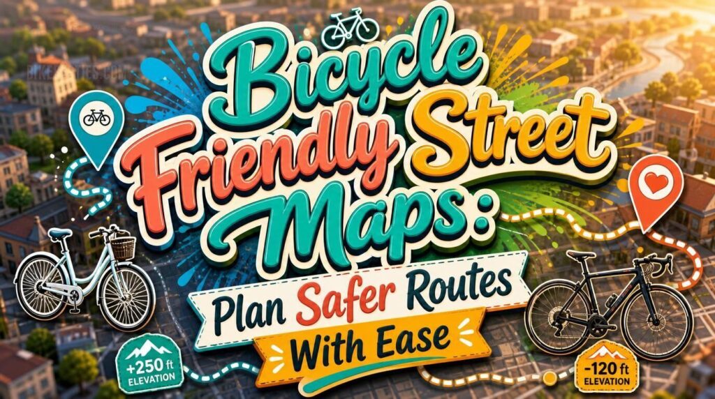 Bicycle Friendly Street Maps: Plan Safer Routes With Ease